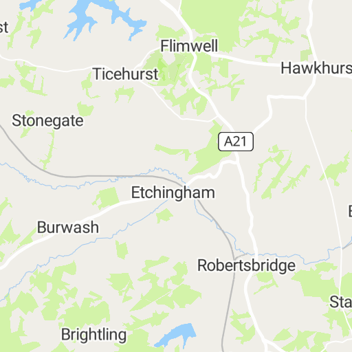 A21 Route Map : Scribble Maps