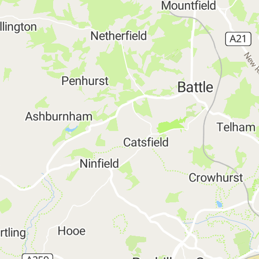 A21 Route Map : Scribble Maps