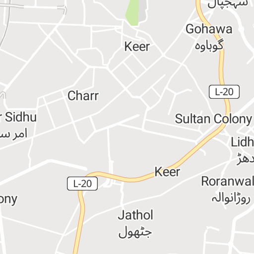 Lahore City Map & Bus Routes : Scribble Maps