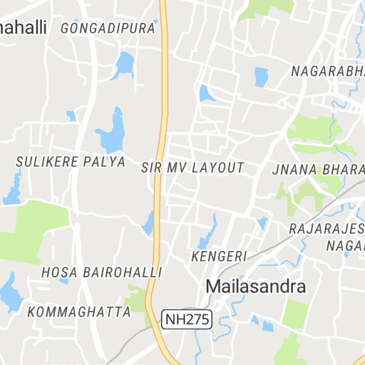 Bangalore zones : Scribble Maps