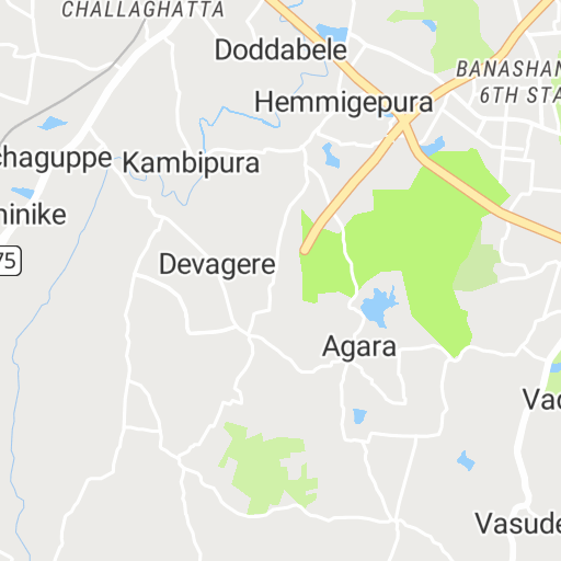 Bangalore zones : Scribble Maps