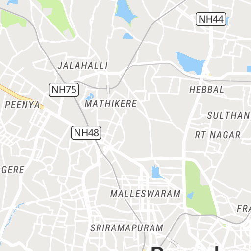 Bangalore zones : Scribble Maps