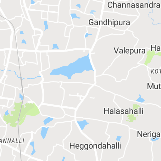 Bangalore zones : Scribble Maps