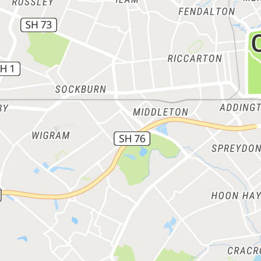 Christchurch Suburbs : Scribble Maps