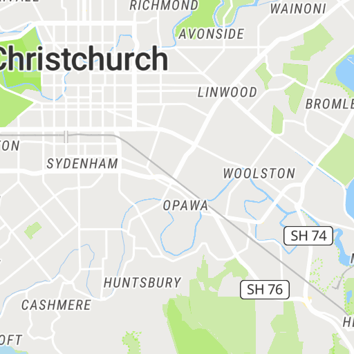 Christchurch Suburbs : Scribble Maps