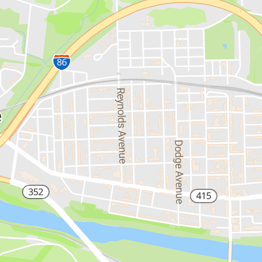 Corning Wards : Scribble Maps