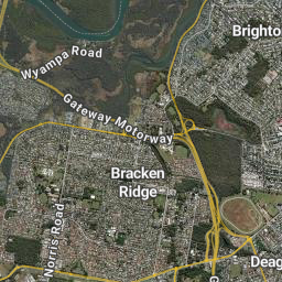 Location of Boondall Wetlands, Nudgee Beach and Brisbane Airport ...
