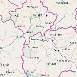 Detailed map of alternate Croatian counties, cities and municipalities : Scribble Maps